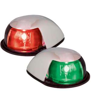 Perko LED Horizontal Mount Side Light - Red/Green