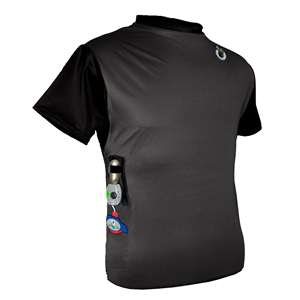 Float Tech Sea-Tee Inflatable Rash Guard - Black - Size M