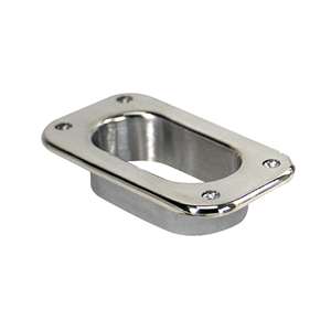 Whitecap Hawse Pipe - 316 Stainless Steel - 4" x 2"