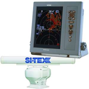 SI-TEX Professional Dual Range Radar w/4kW 3.5' Array - 10.4" Color TFT ...