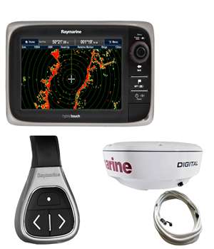 Raymarine e7D Radar Pack w/NOAA Vector Chart RD418D Dome